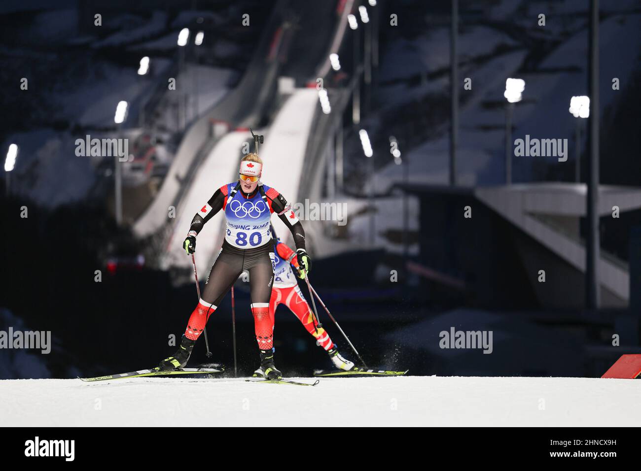 Zhangjiakou, Hebei, China. 11th Feb, 2022. Sarah Beaudry (CAN) Biathlon ...