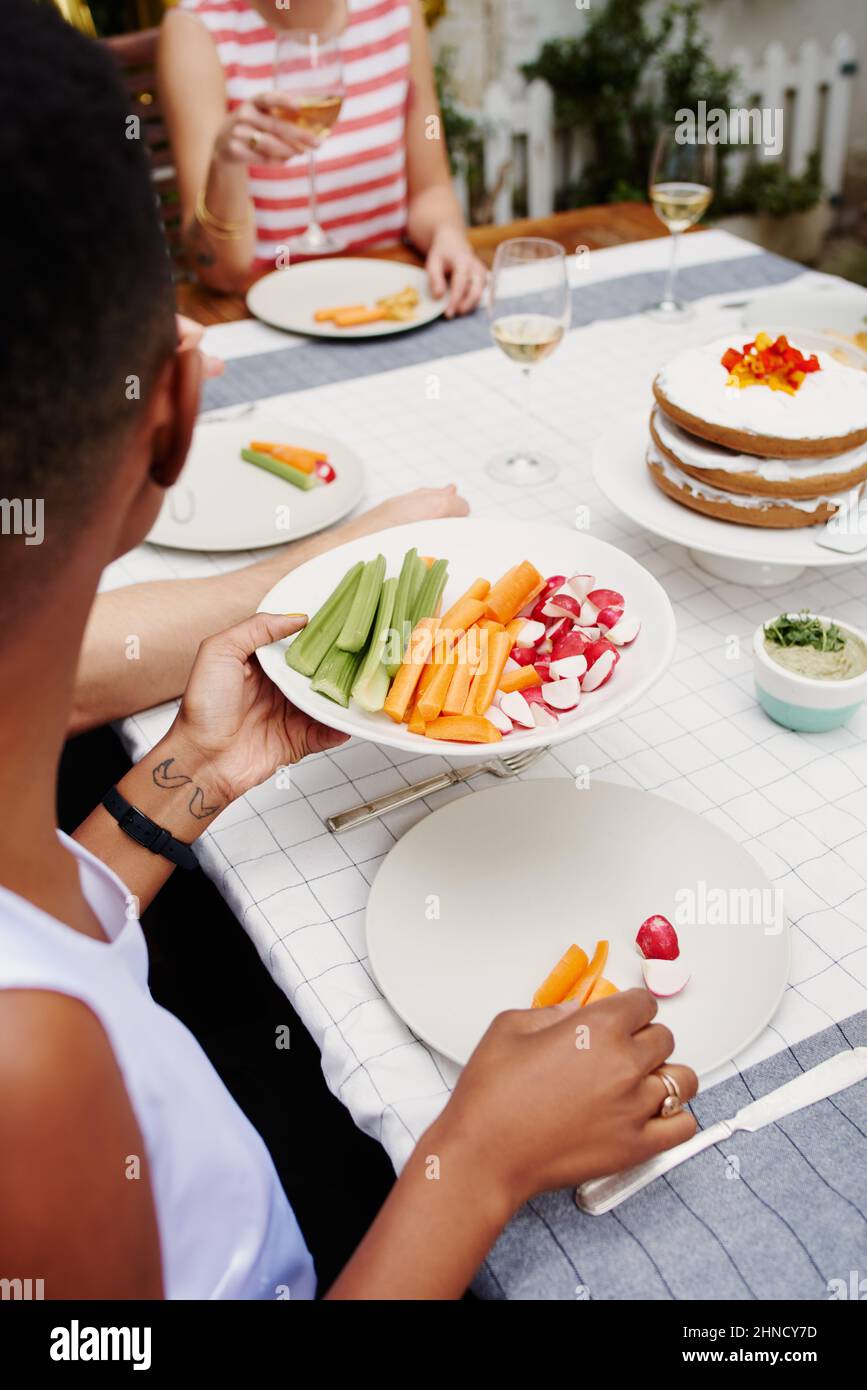 Healthy birthday snacks Stock Photo - Alamy