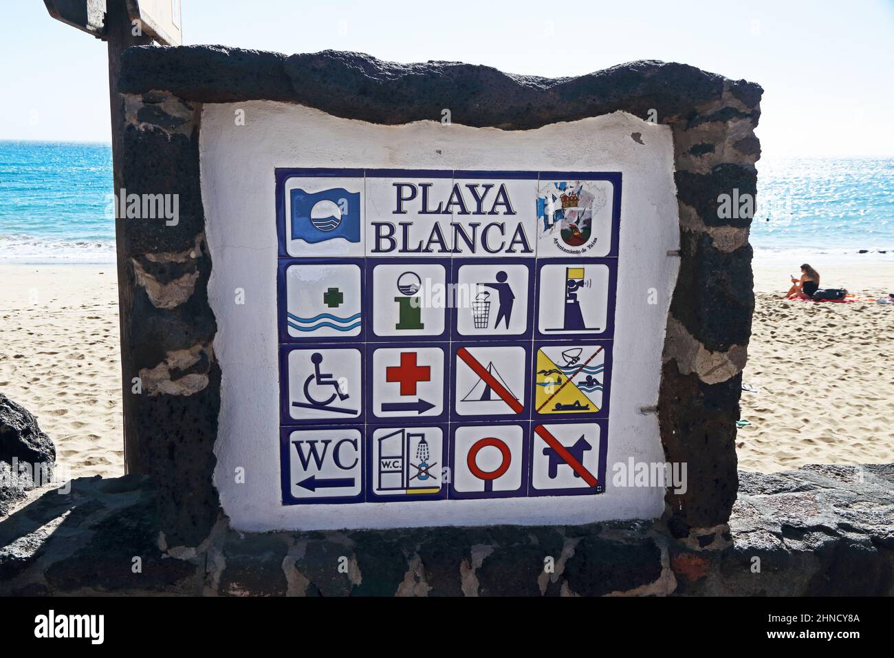 Playa blanca beach hi-res stock photography and images - Alamy