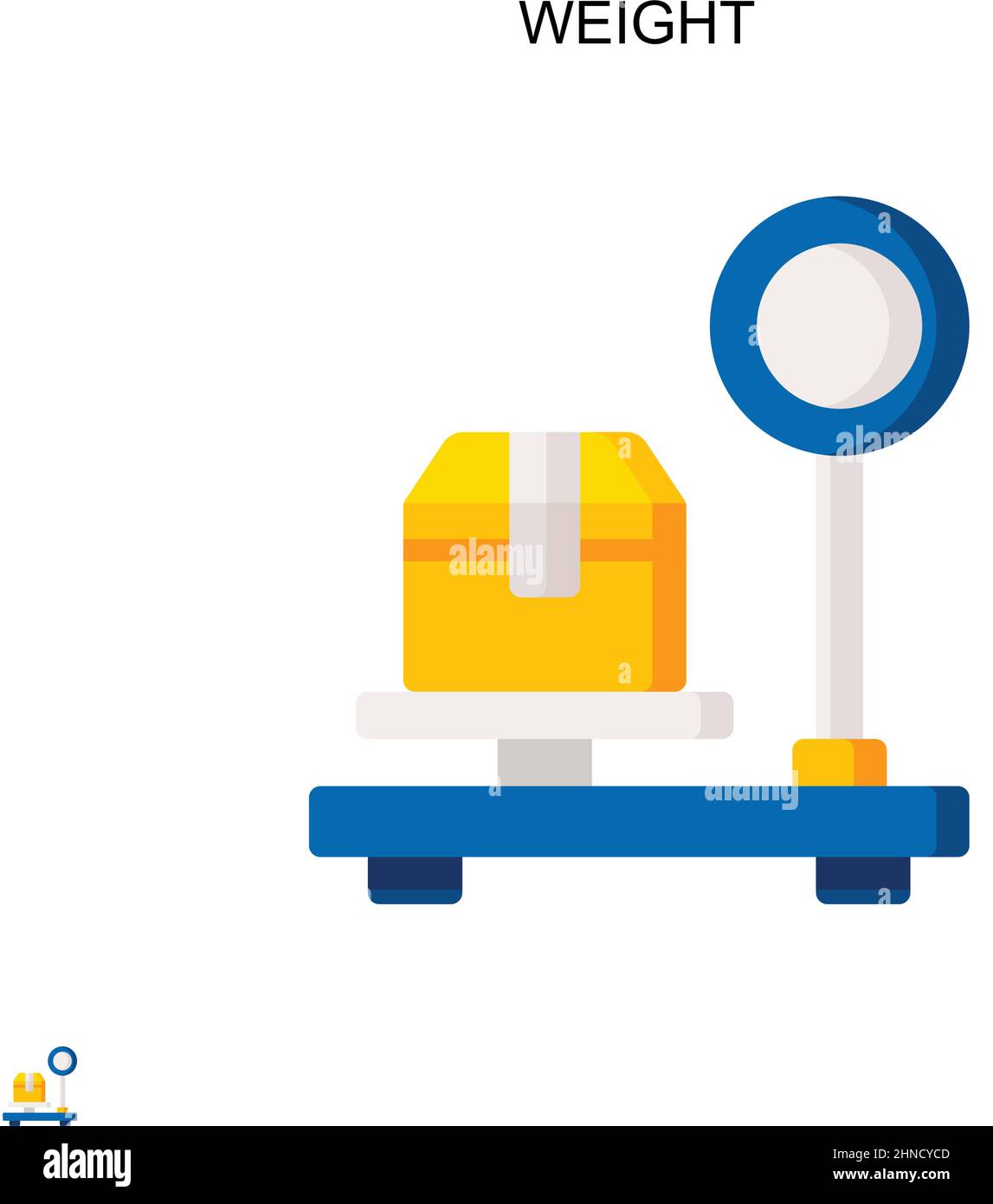 Weight Simple Vector Icon Illustration Symbol Design Template For Web Mobile Ui Element Stock