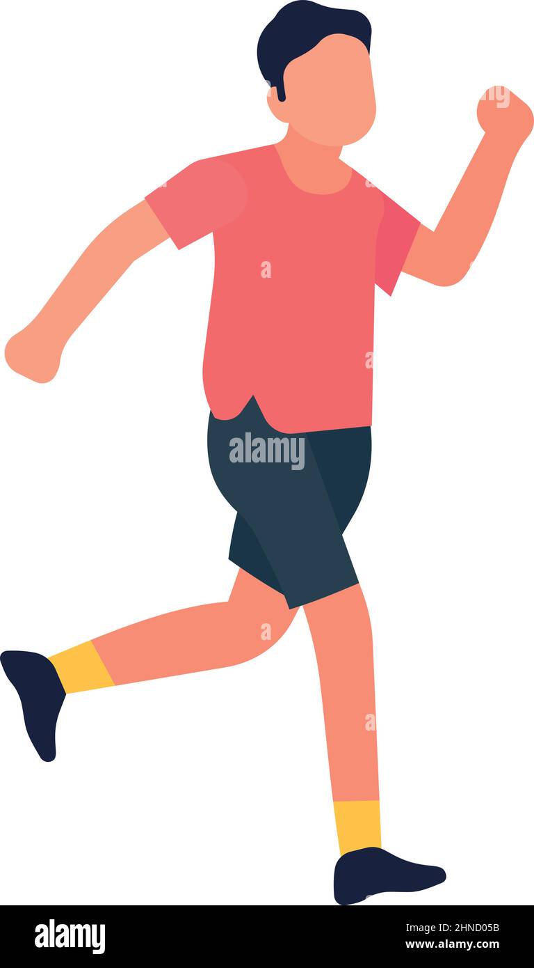 Sportswear man Stock Vector Images - Alamy
