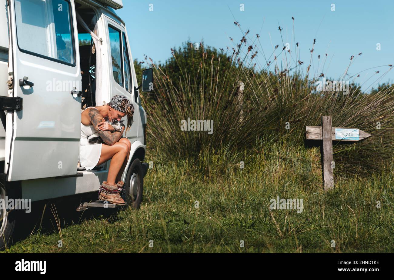 Camper van pet hi-res stock photography and images - Alamy