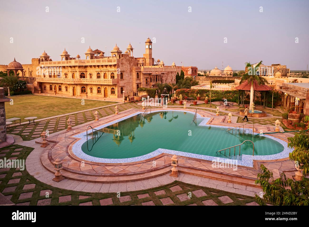 India Rajasthan. Khimsar Fort Stock Photo - Alamy