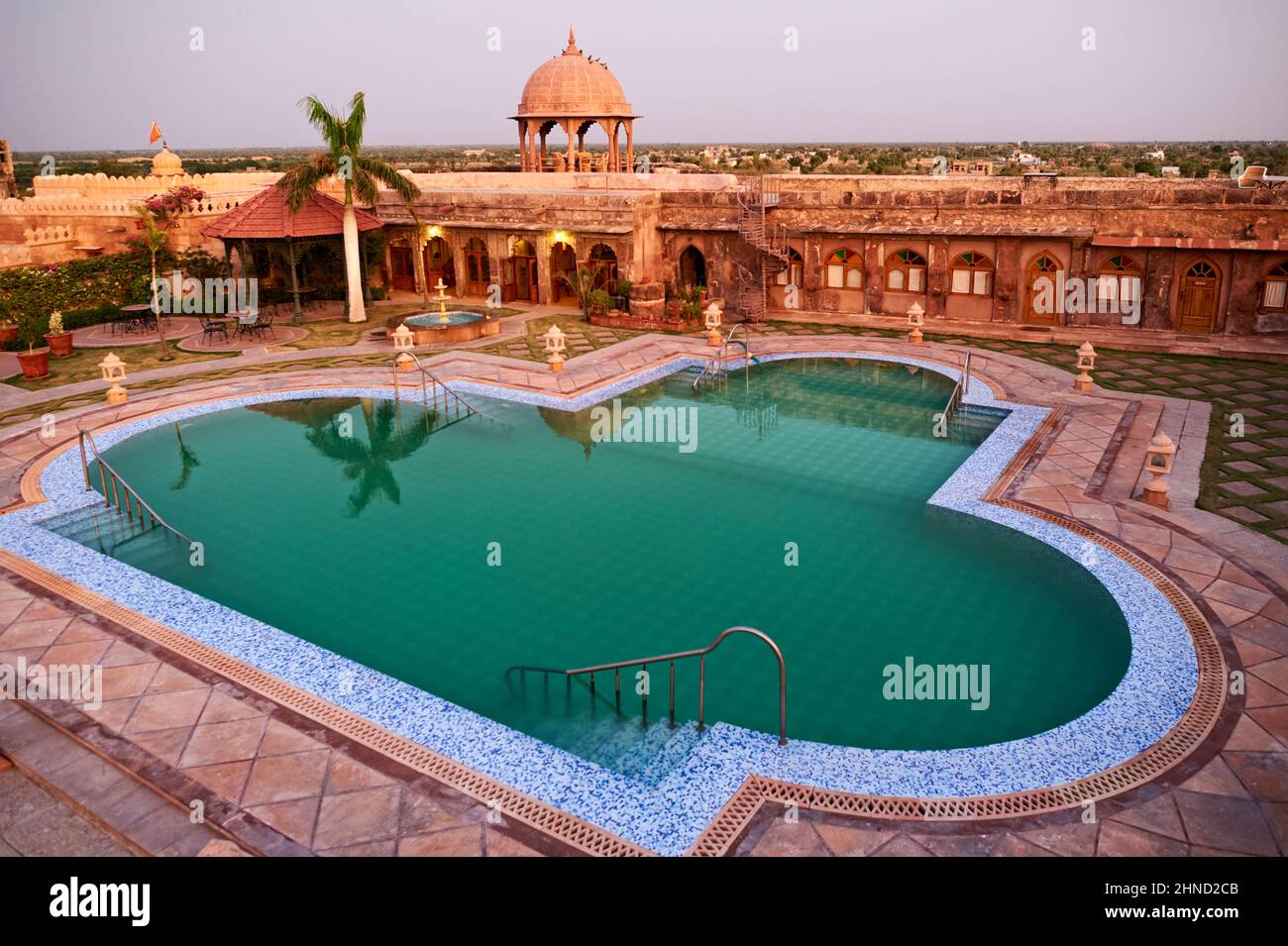 India Rajasthan. Khimsar Fort Stock Photo - Alamy
