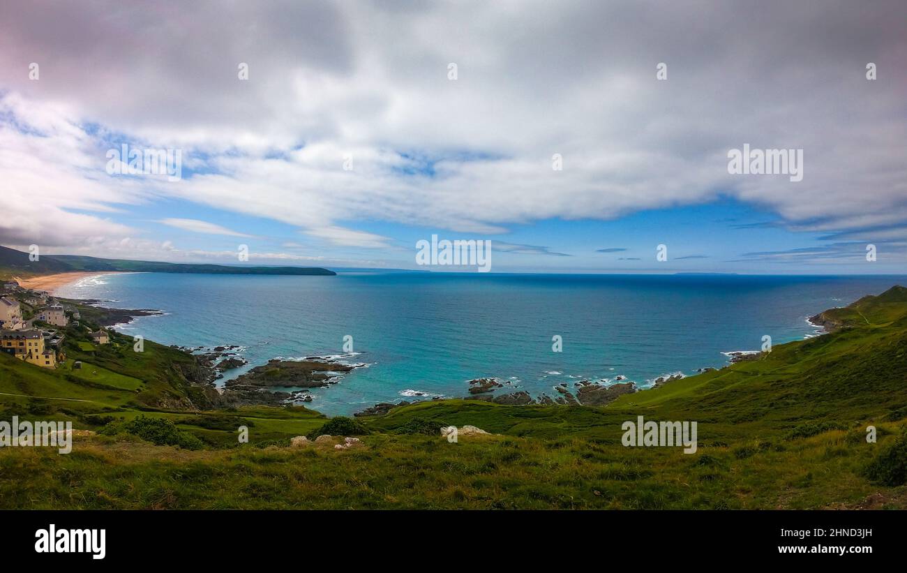 Woolacombe town hi-res stock photography and images - Alamy