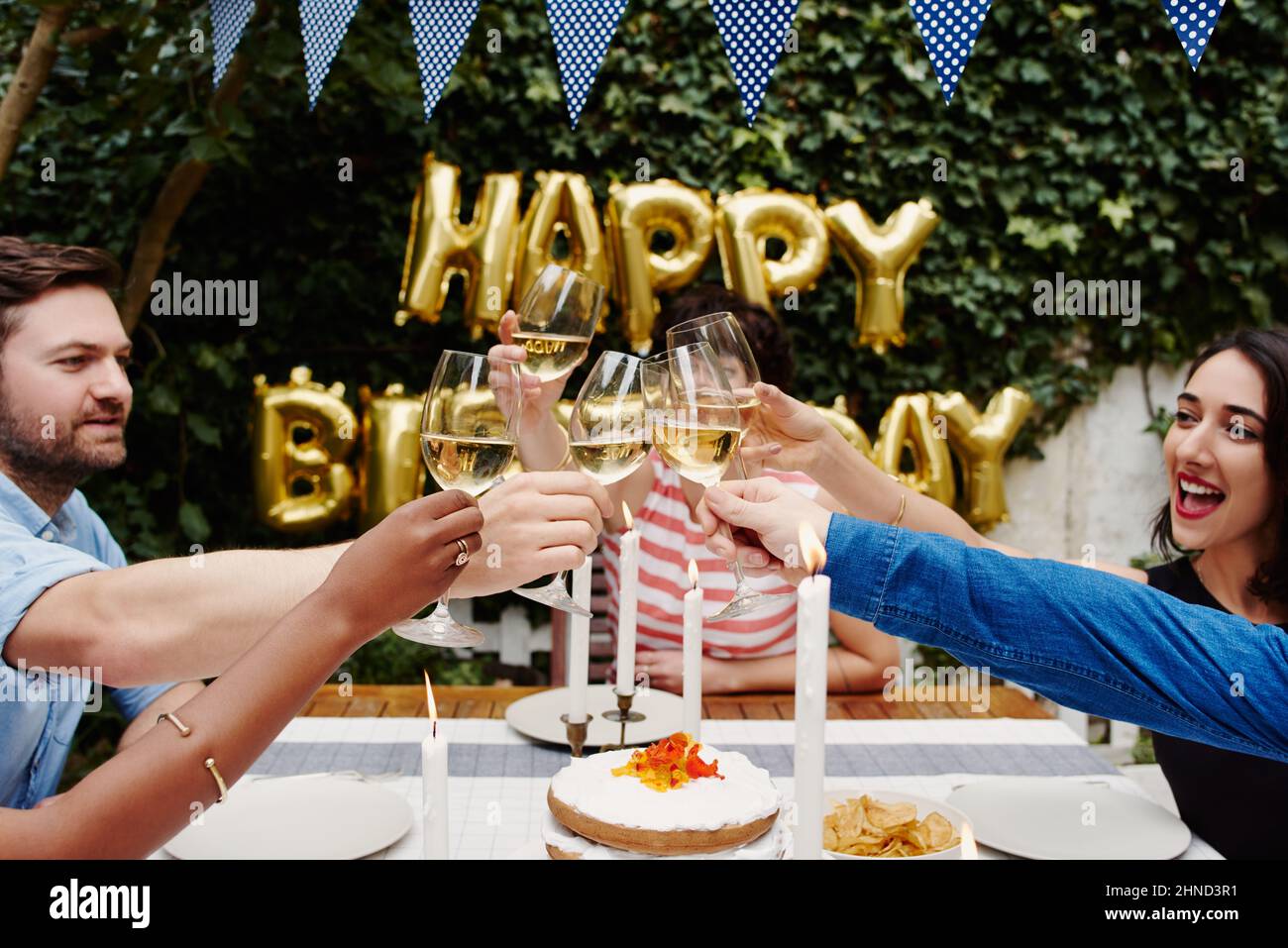 Celebrating another year Stock Photo - Alamy