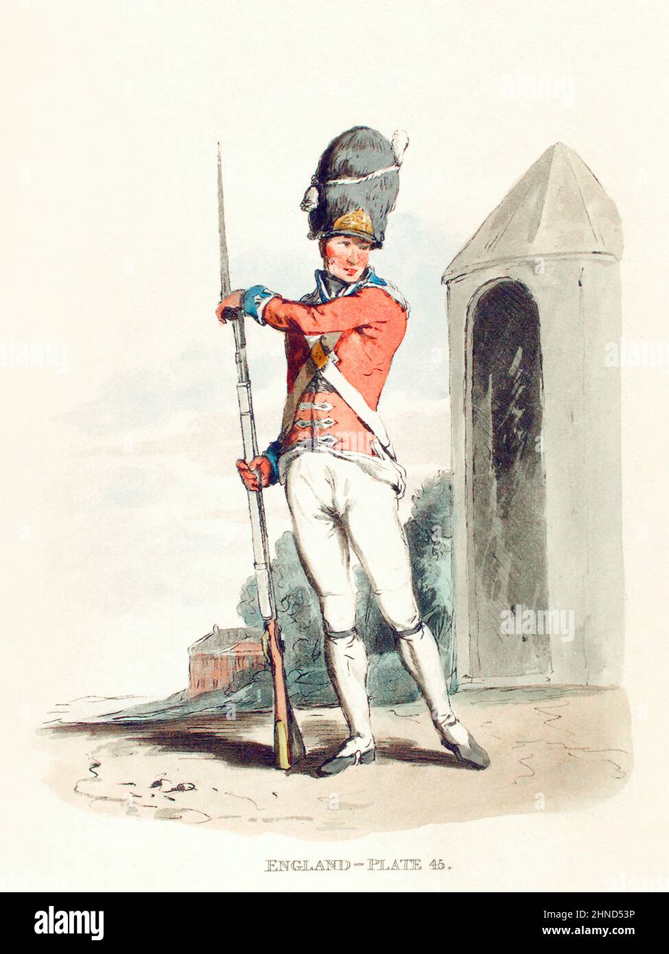 Grenadier Of The 1st Regiment Of Guards High Resolution Stock ...