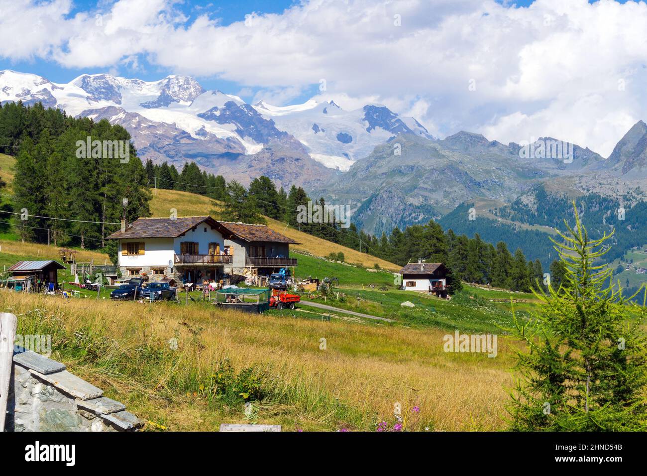 Valley of ayas hi-res stock photography and images - Alamy
