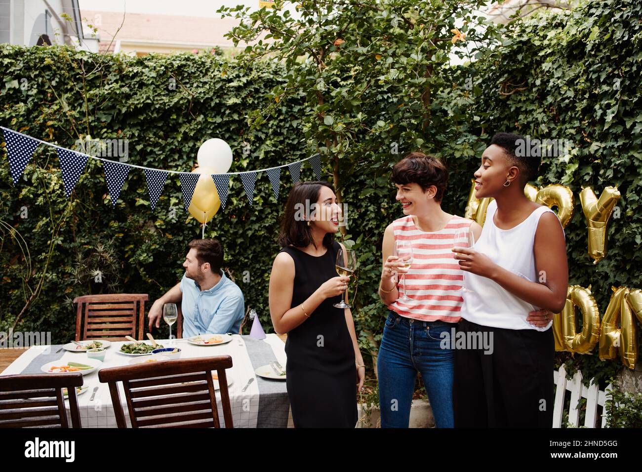 It isn't an occasion without friends Stock Photo - Alamy