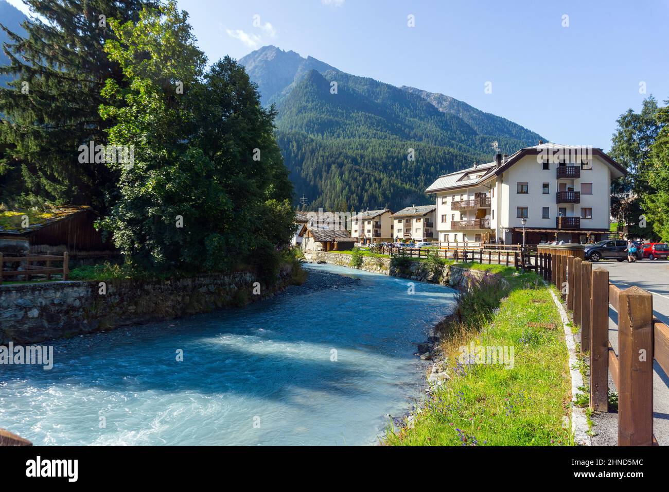 Italy, Aosta Valley, Champoluc Stock Photo - Alamy