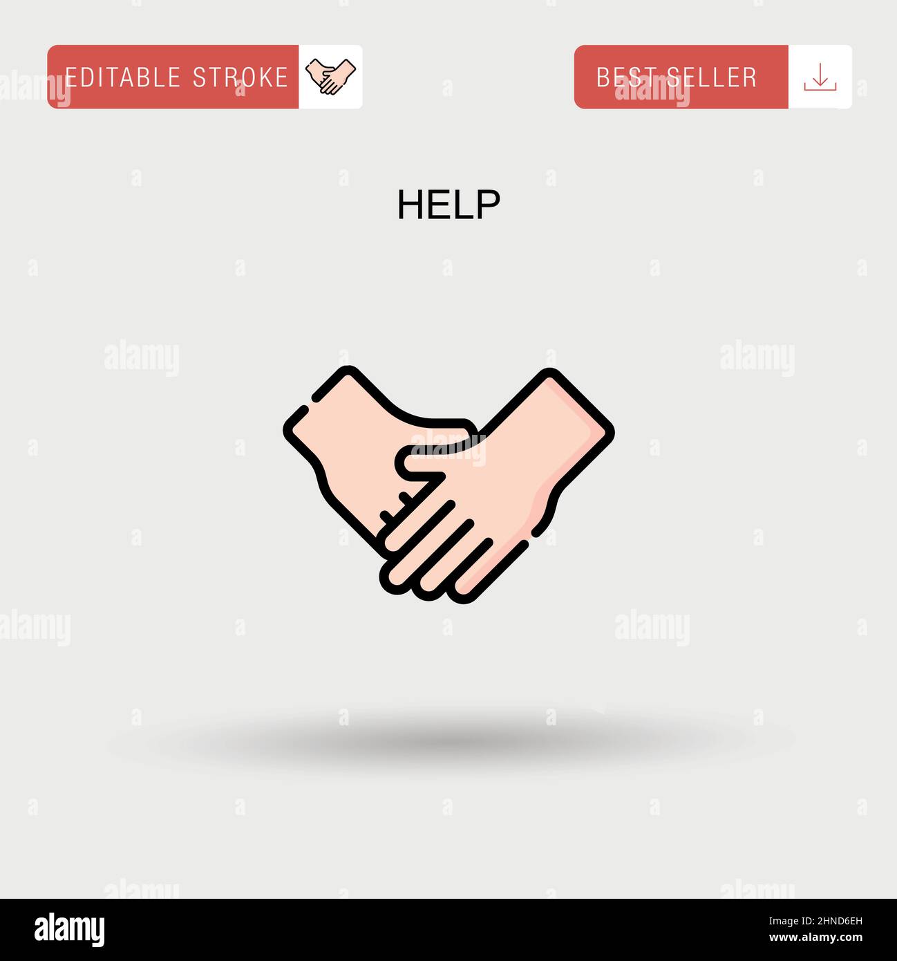 Help Simple vector icon Stock Vector Image & Art - Alamy