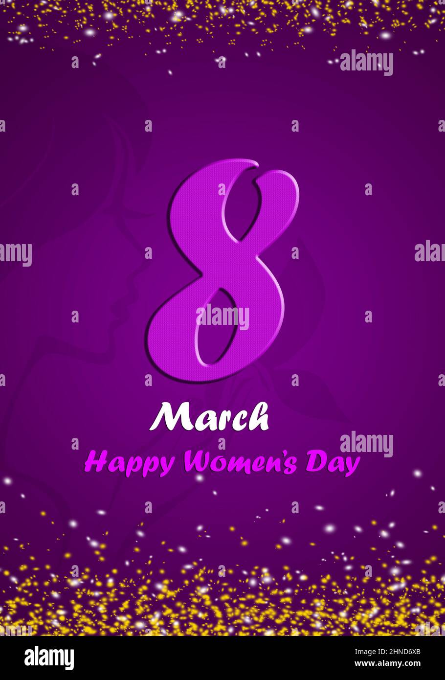 8th march international women's day Stock Photo - Alamy