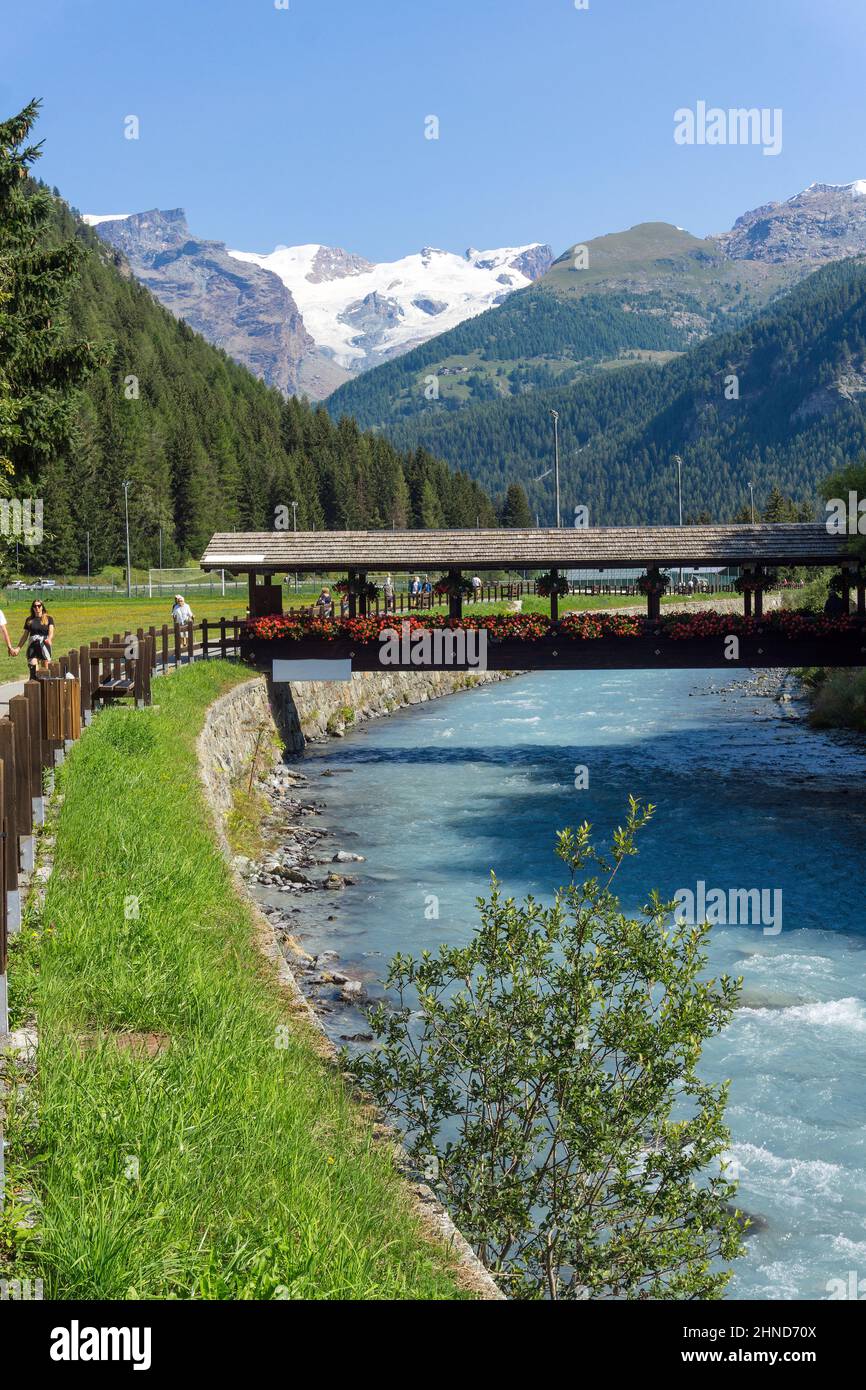 Italy, Aosta Valley, Champoluc Stock Photo - Alamy