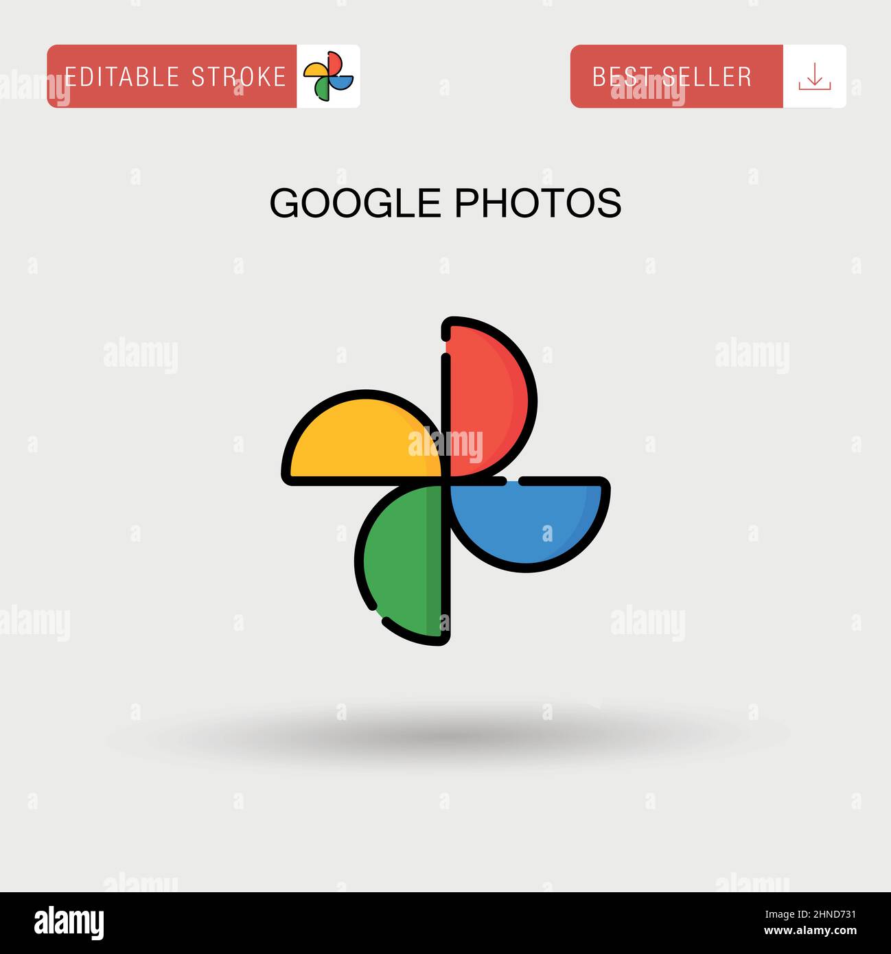 Google photos Simple vector icon Stock Vector Image & Art - Alamy