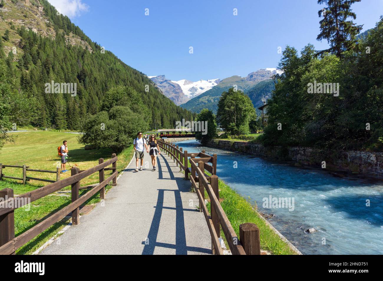 Italy, Aosta Valley, Champoluc Stock Photo - Alamy