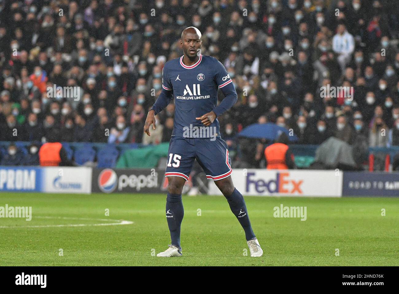 PSG’s Danilo Pereira during UEFA Champions League round of 16, leg 1 of ...