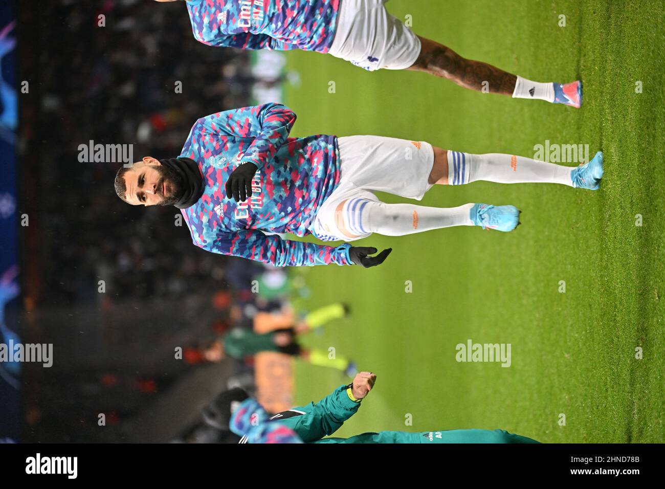 Real Madrid’s Karim Benzema during UEFA Champions League round of 16 ...