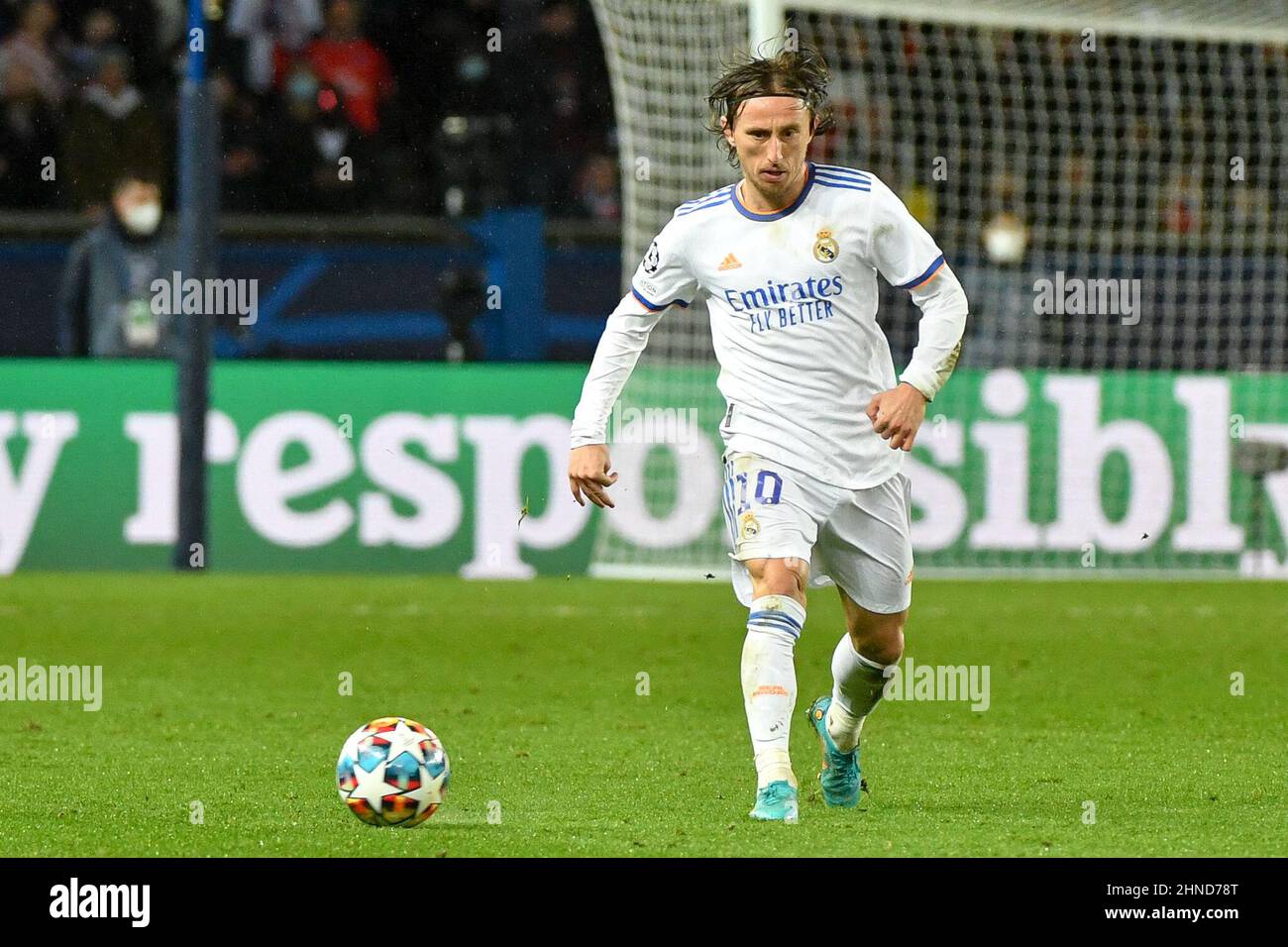 Real Madrid’s Luka Modric during UEFA Champions League round of 16, leg ...