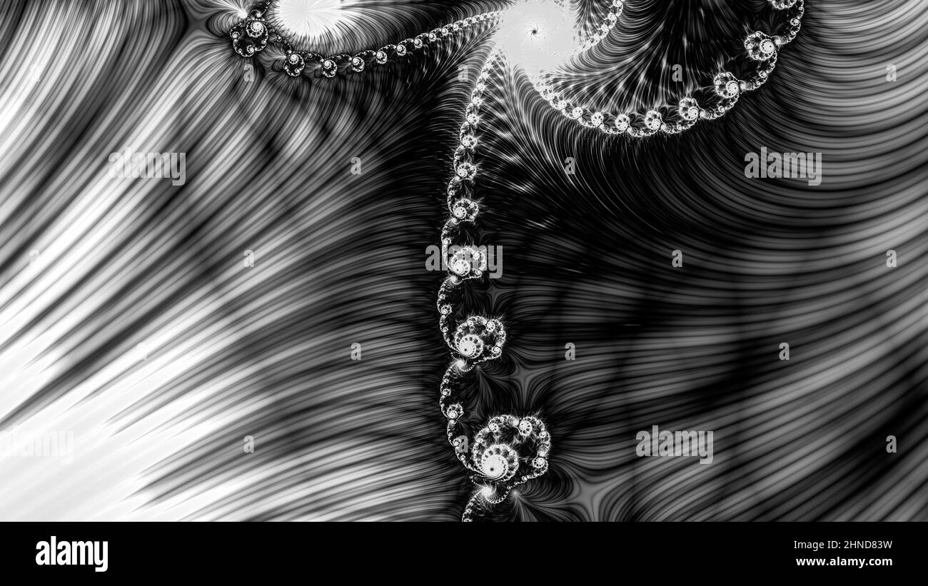 Abstract Computer generated Fractal design. A fractal is a never-ending ...