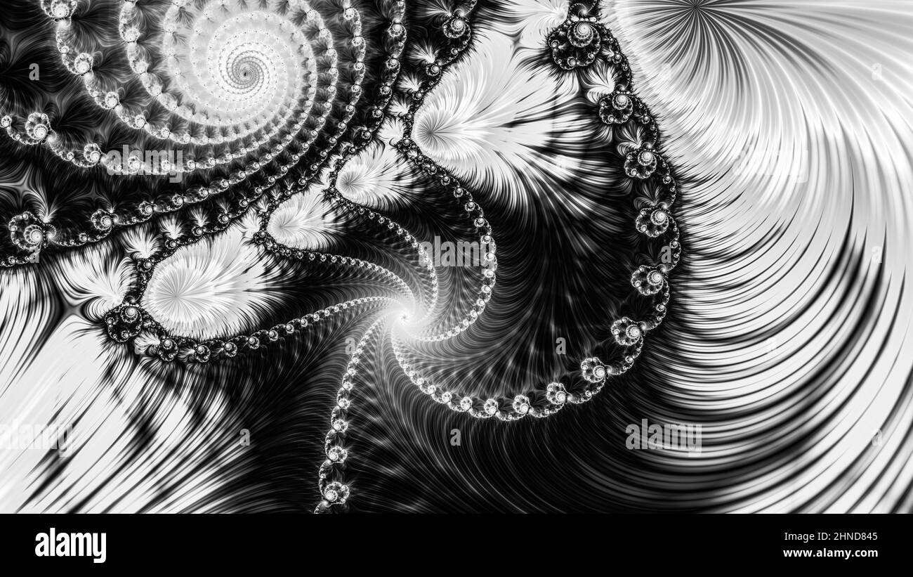 Abstract Computer generated Fractal design. A fractal is a never-ending ...