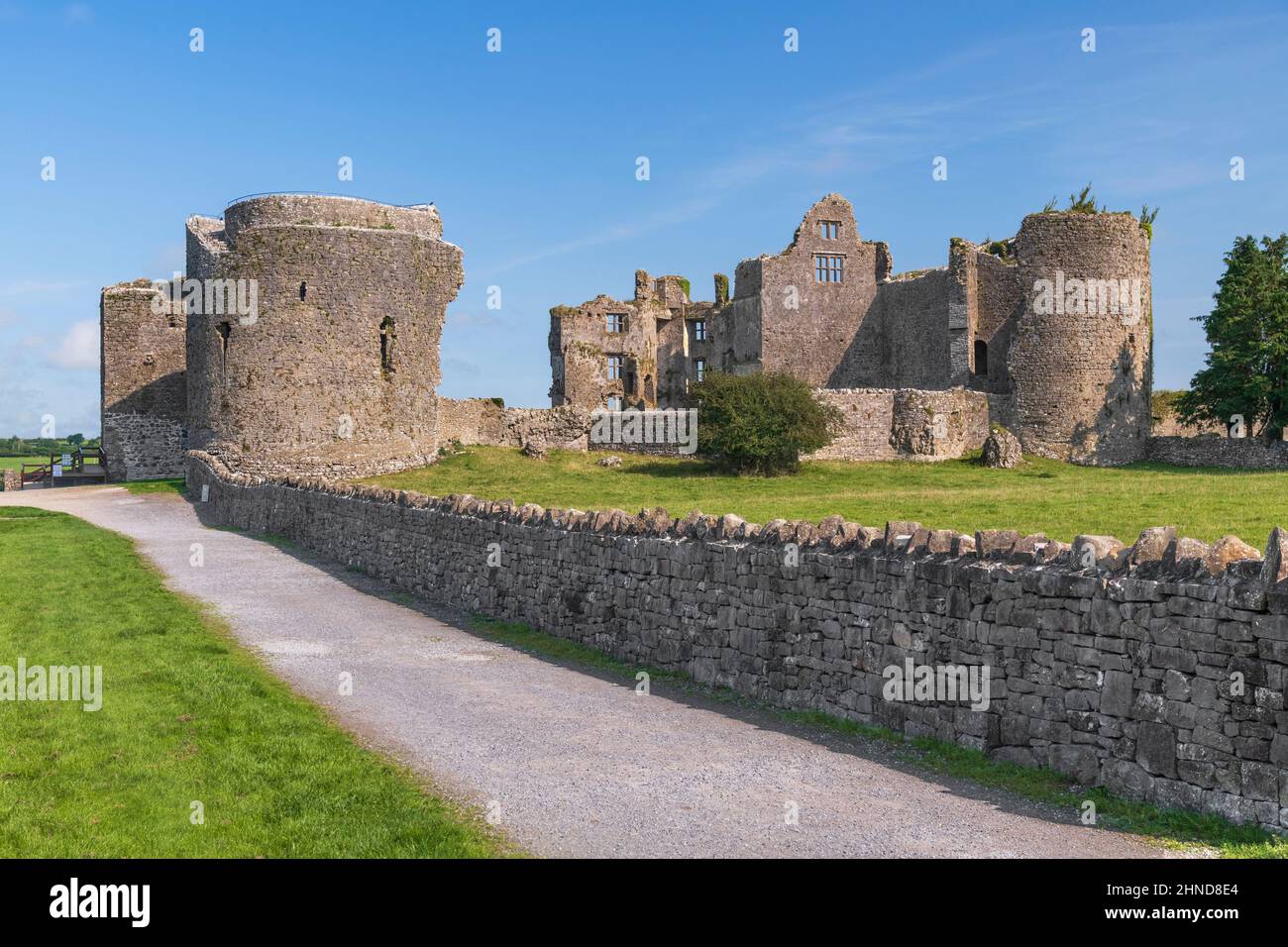 Ireland, County Roscommon, Roscommon town, Roscommon Castle built by ...