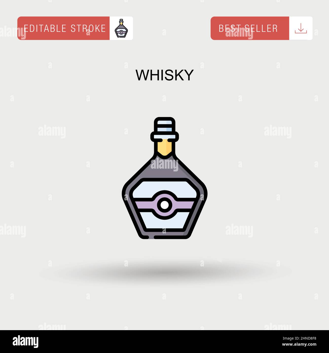 Whisky whiskey tasting glass Stock Vector Images - Alamy