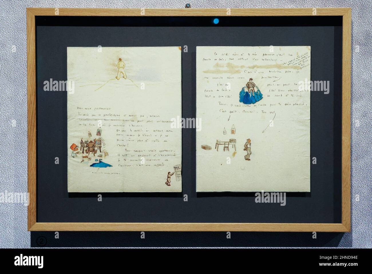 Presentation of the original manuscript of The Little Prince ( Le Petit ...