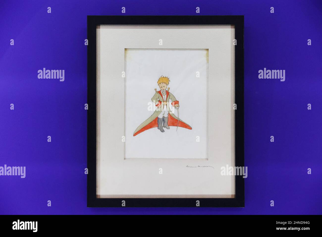 Presentation of the original manuscript of The Little Prince ( Le Petit ...