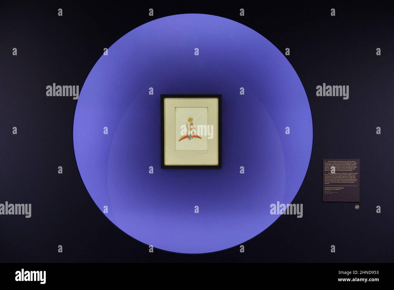 Presentation of the original manuscript of The Little Prince ( Le Petit ...