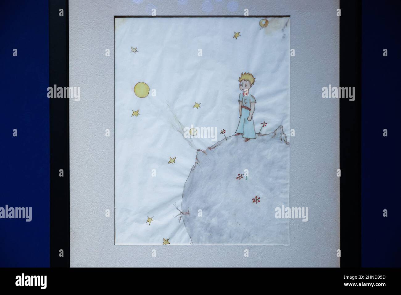 Presentation of the original manuscript of The Little Prince ( Le Petit ...