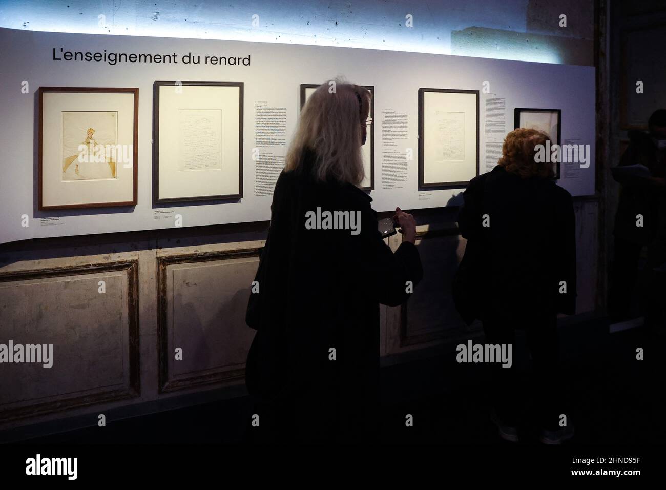Presentation of the original manuscript of The Little Prince ( Le Petit ...