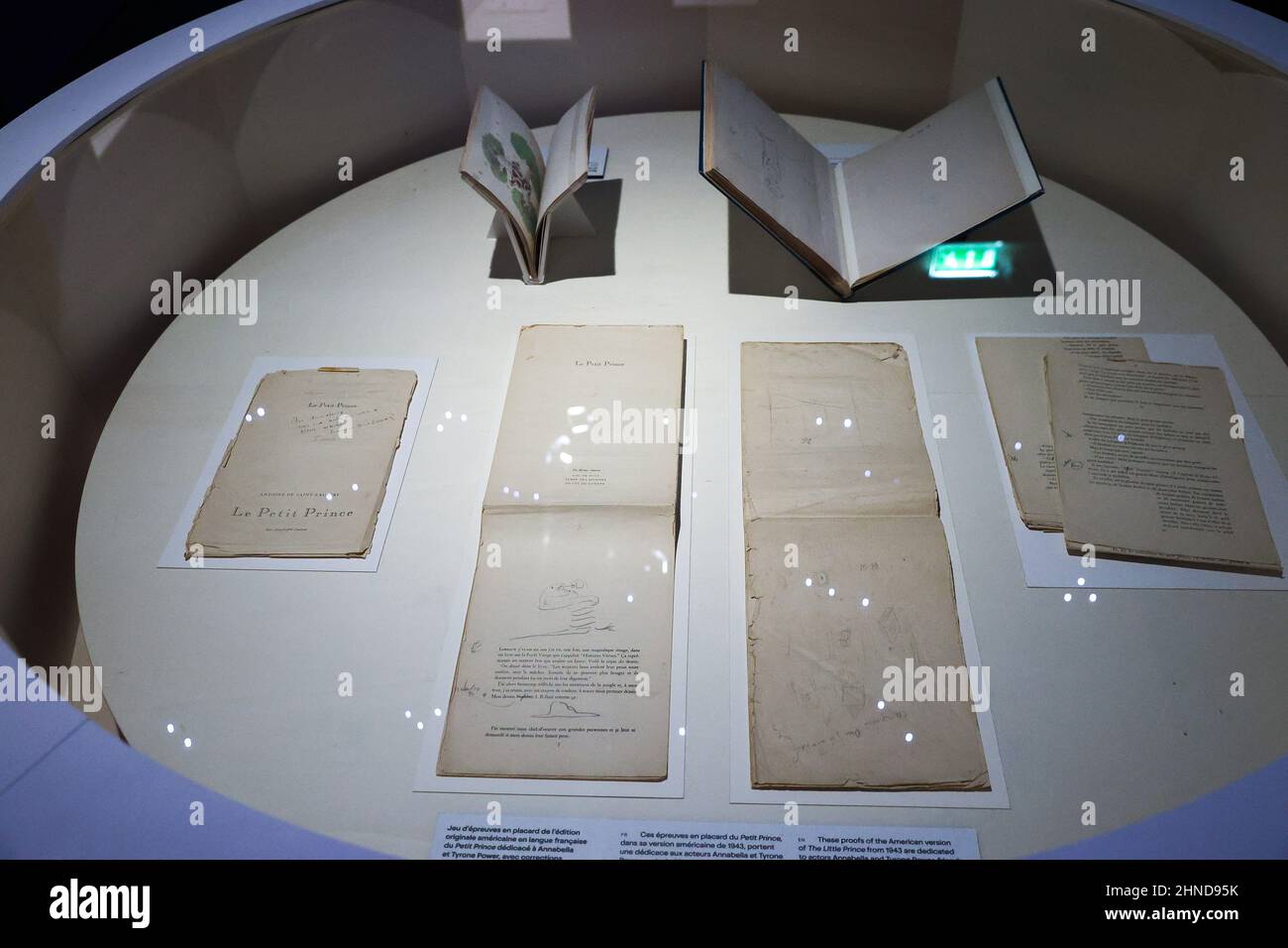 Presentation of the original manuscript of The Little Prince ( Le Petit ...