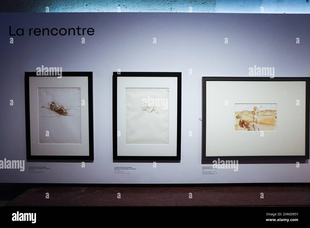 Presentation of the original manuscript of The Little Prince ( Le Petit ...