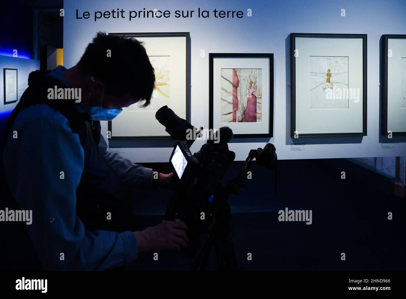 Presentation of the original manuscript of The Little Prince ( Le Petit ...
