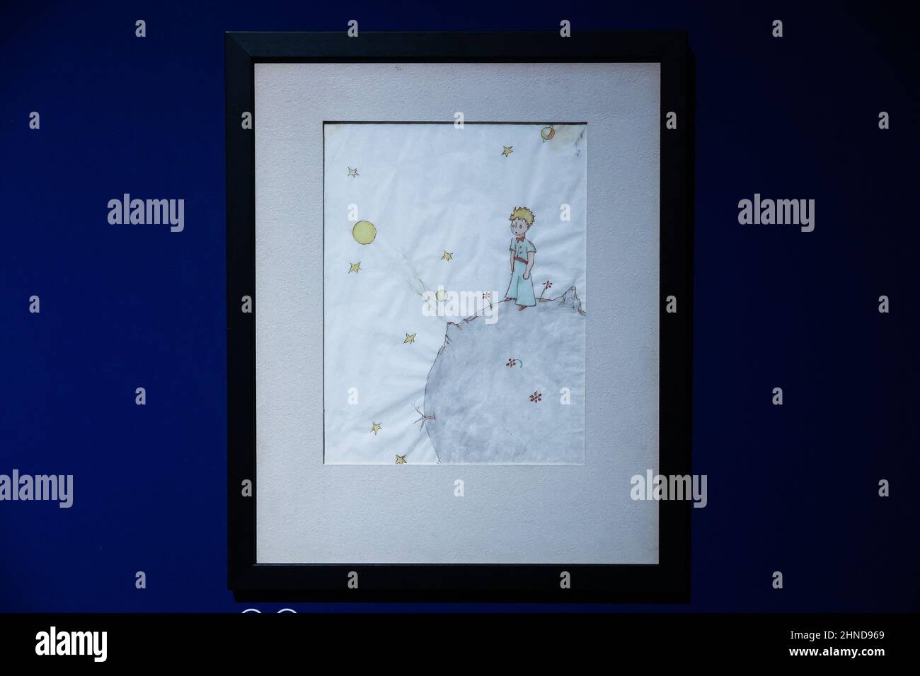 Presentation of the original manuscript of The Little Prince ( Le Petit ...