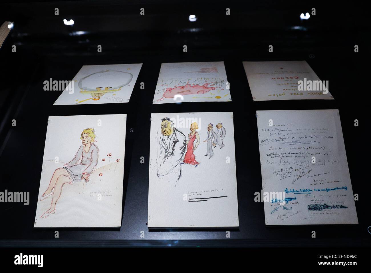 Presentation of the original manuscript of The Little Prince ( Le Petit ...