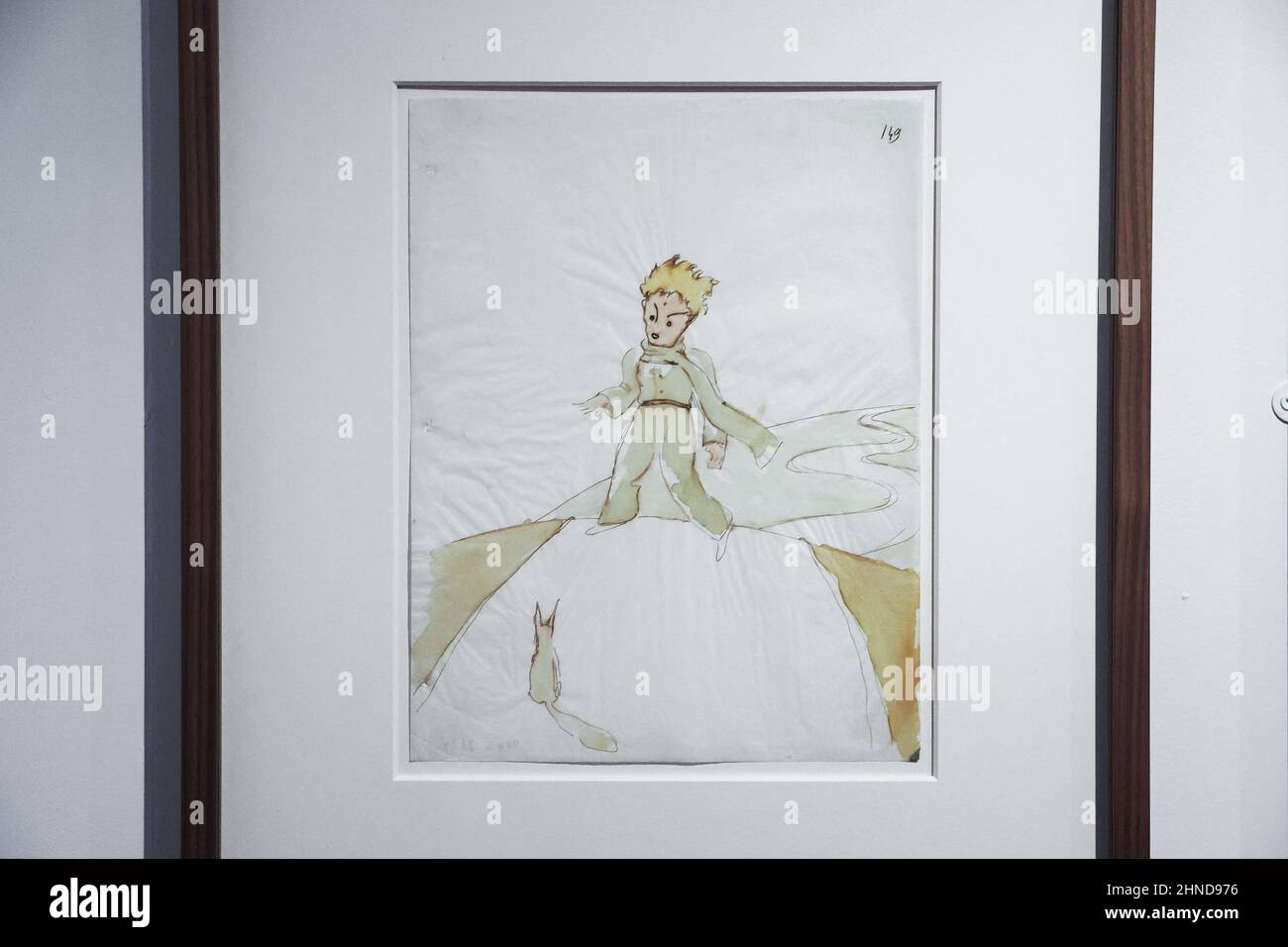 Presentation of the original manuscript of The Little Prince ( Le Petit ...