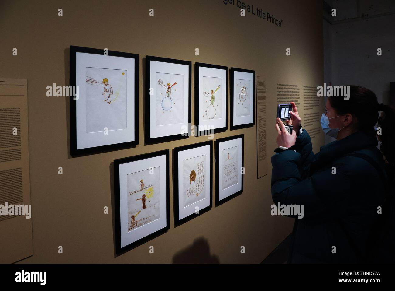 Presentation of the original manuscript of The Little Prince ( Le Petit ...