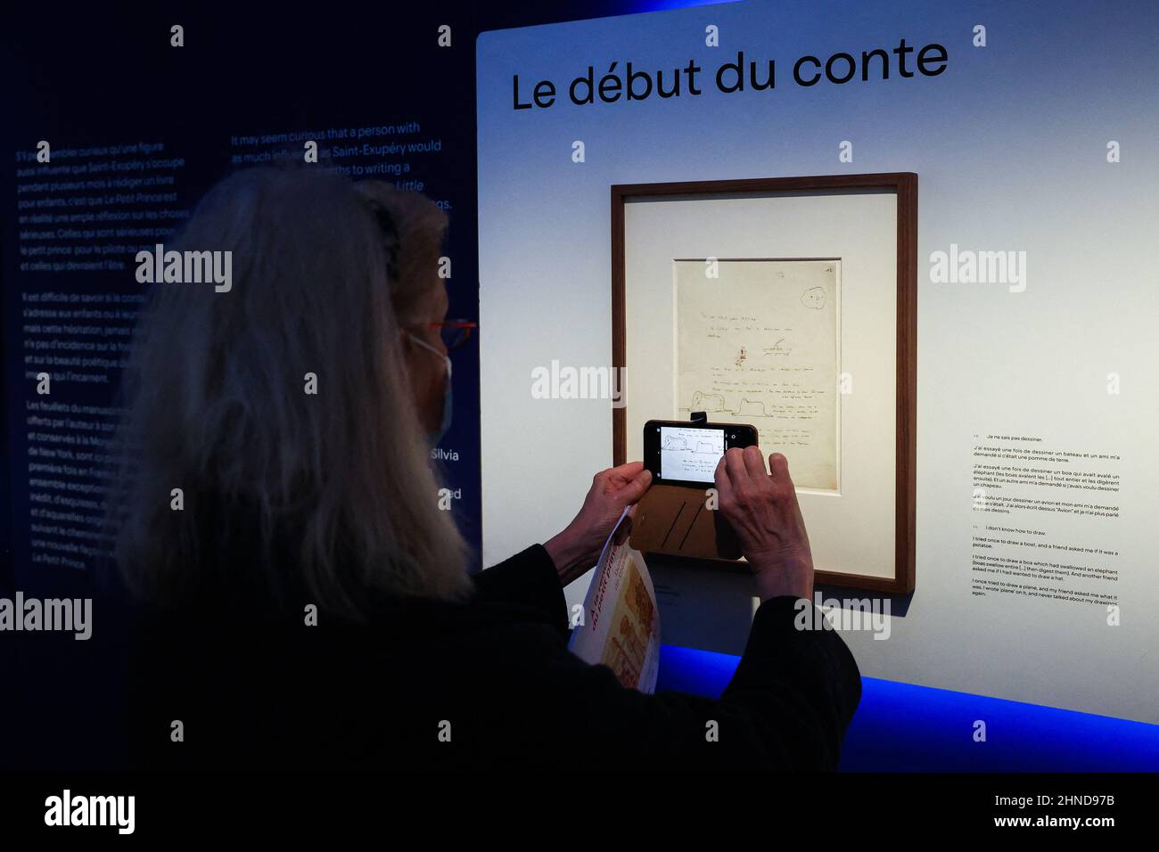 Presentation of the original manuscript of The Little Prince ( Le Petit ...