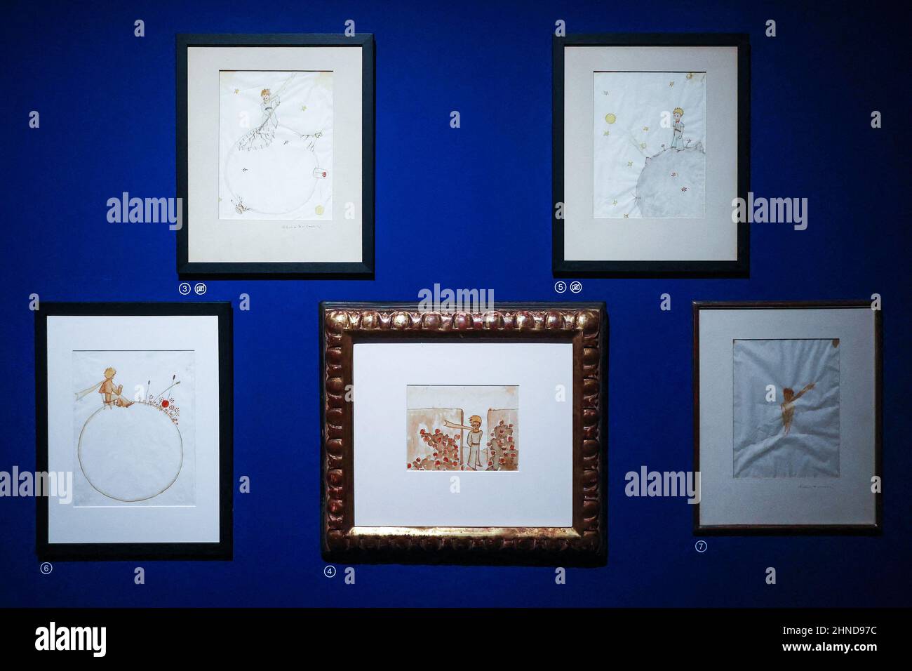 Presentation of the original manuscript of The Little Prince ( Le Petit ...