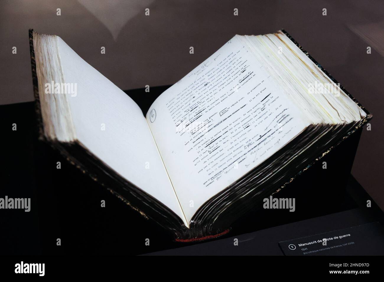 Presentation of the original manuscript of The Little Prince ( Le Petit ...