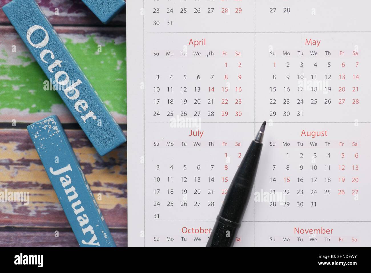 Calendar check hi-res stock photography and images - Alamy