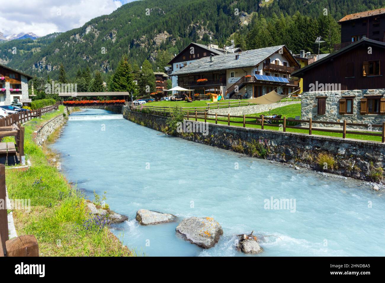 Italy, Aosta Valley, Champoluc Stock Photo - Alamy