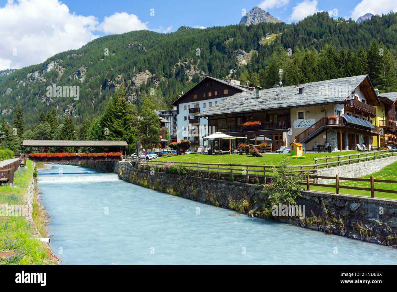 Italy, Aosta Valley, Champoluc Stock Photo - Alamy