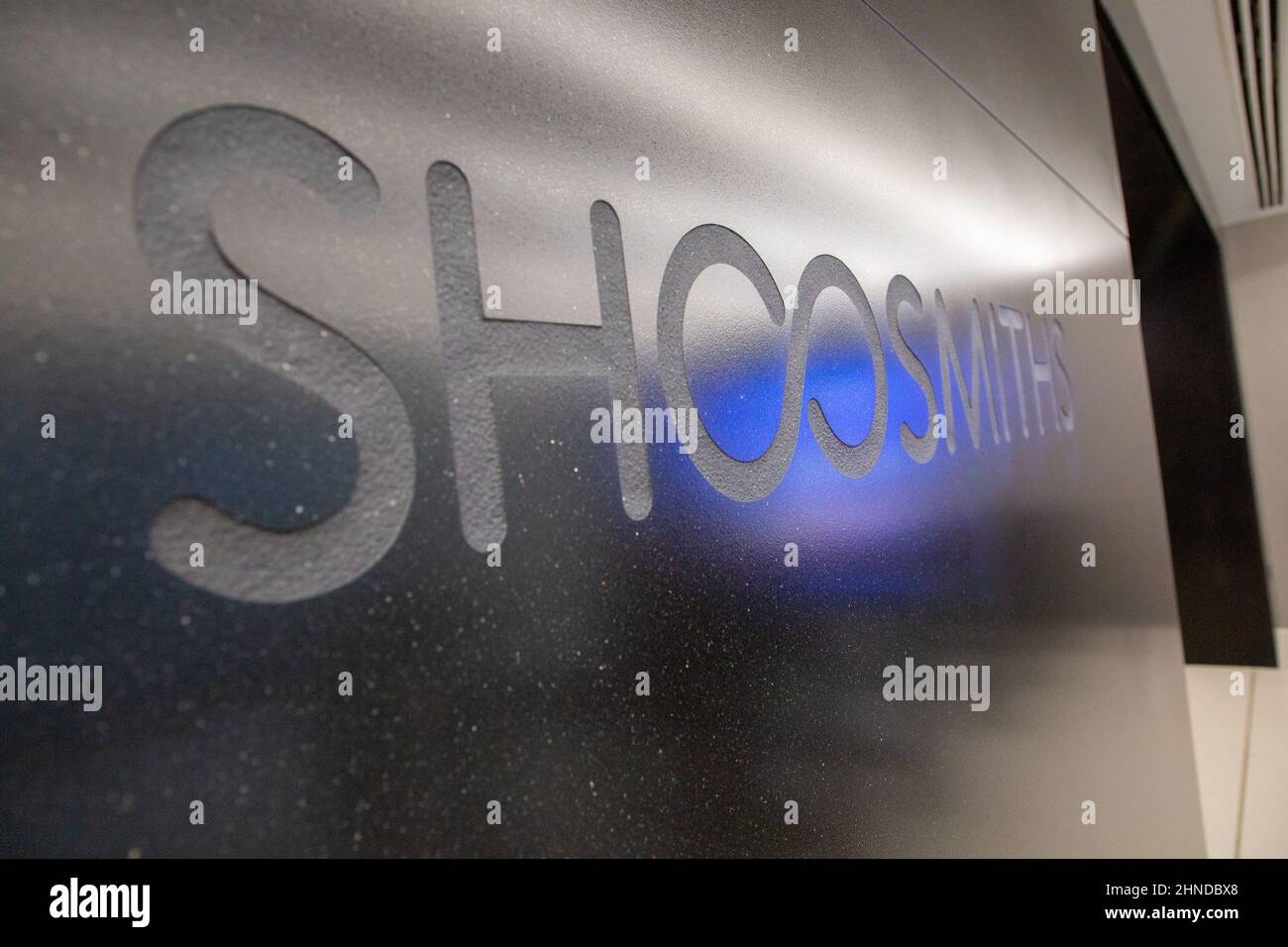 Shoosmiths Law Firm in London, inside reception Stock Photo - Alamy