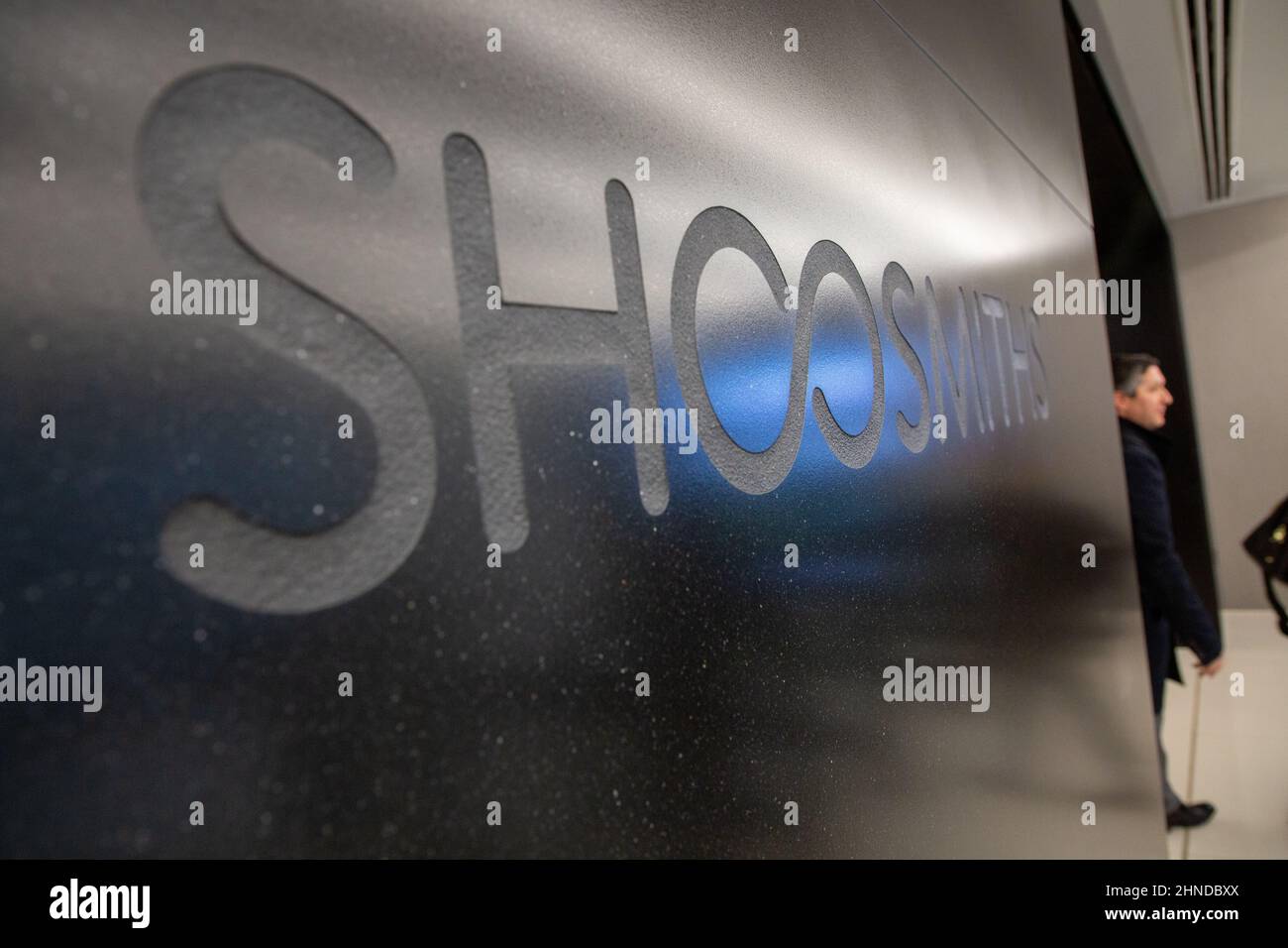 Shoosmiths Law Firm in London, inside reception Stock Photo - Alamy