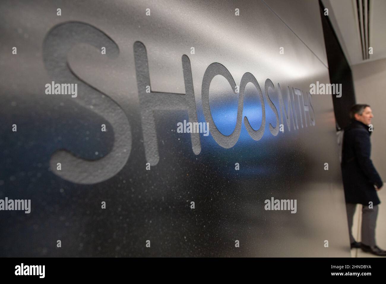 Shoosmiths Law Firm in London, inside reception Stock Photo - Alamy