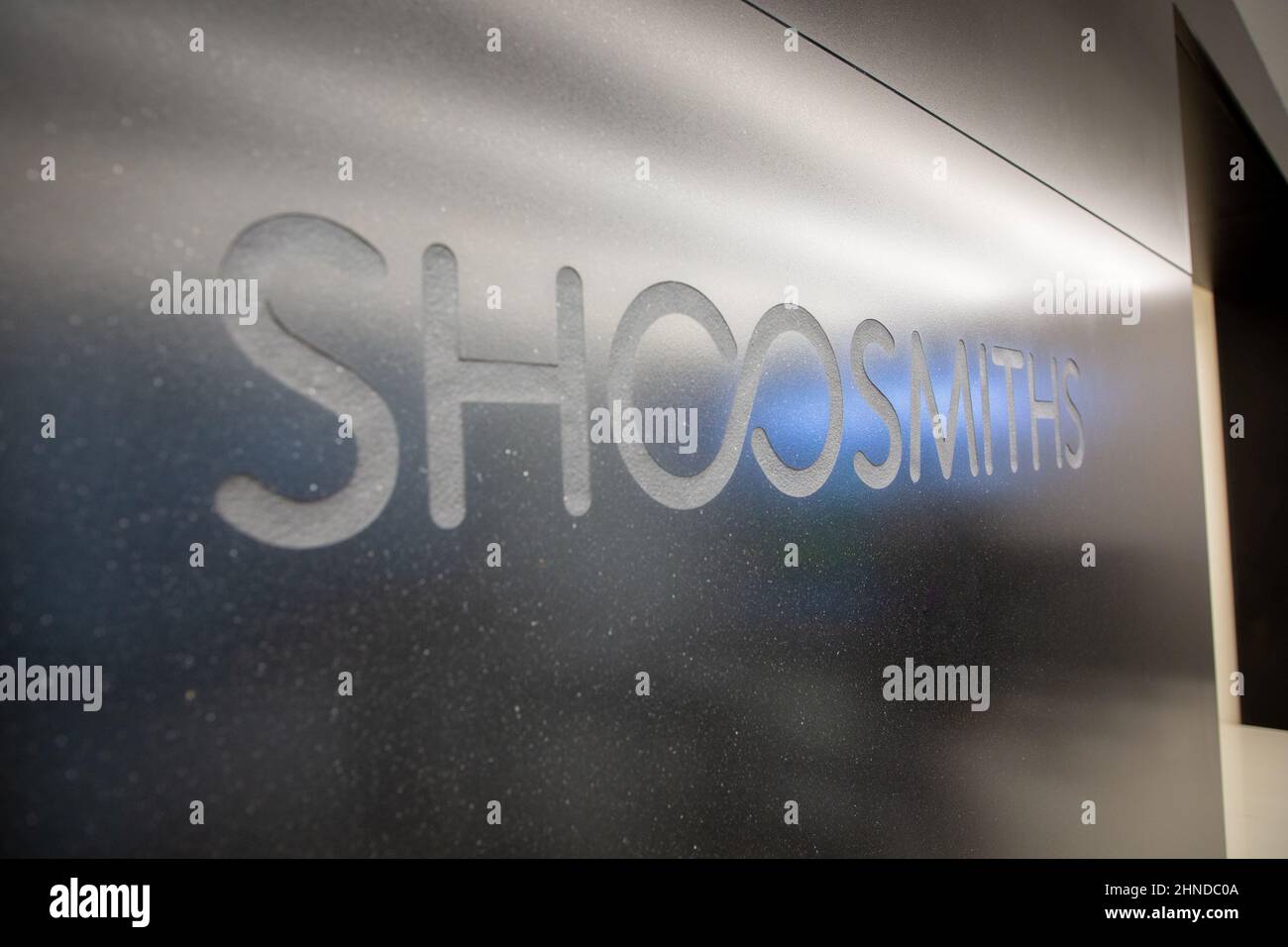 Shoosmiths Law Firm in London, inside reception Stock Photo - Alamy