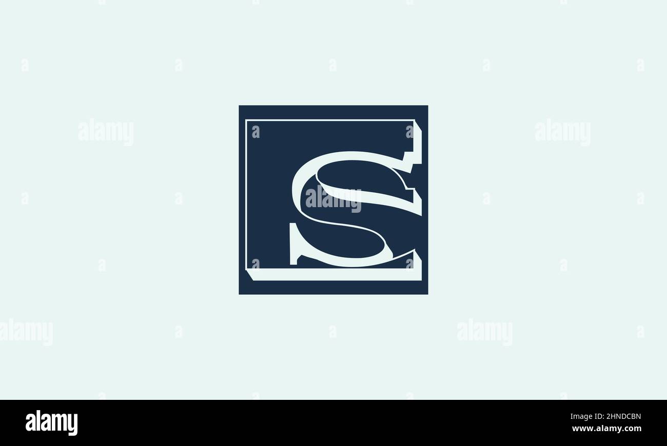 S icon design hi-res stock photography and images - Alamy