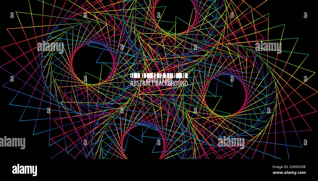 Abstract colorful background vector template with blended multiple ...